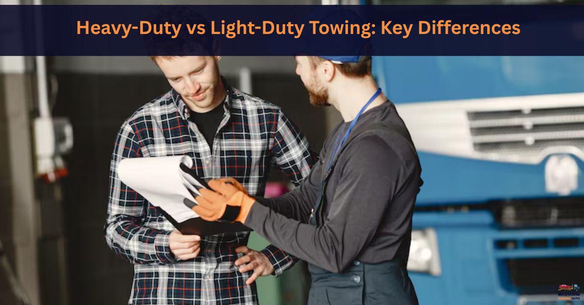 Heavy-Duty vs Light-Duty Towing: Key Differences - Melbourne Towing Guys